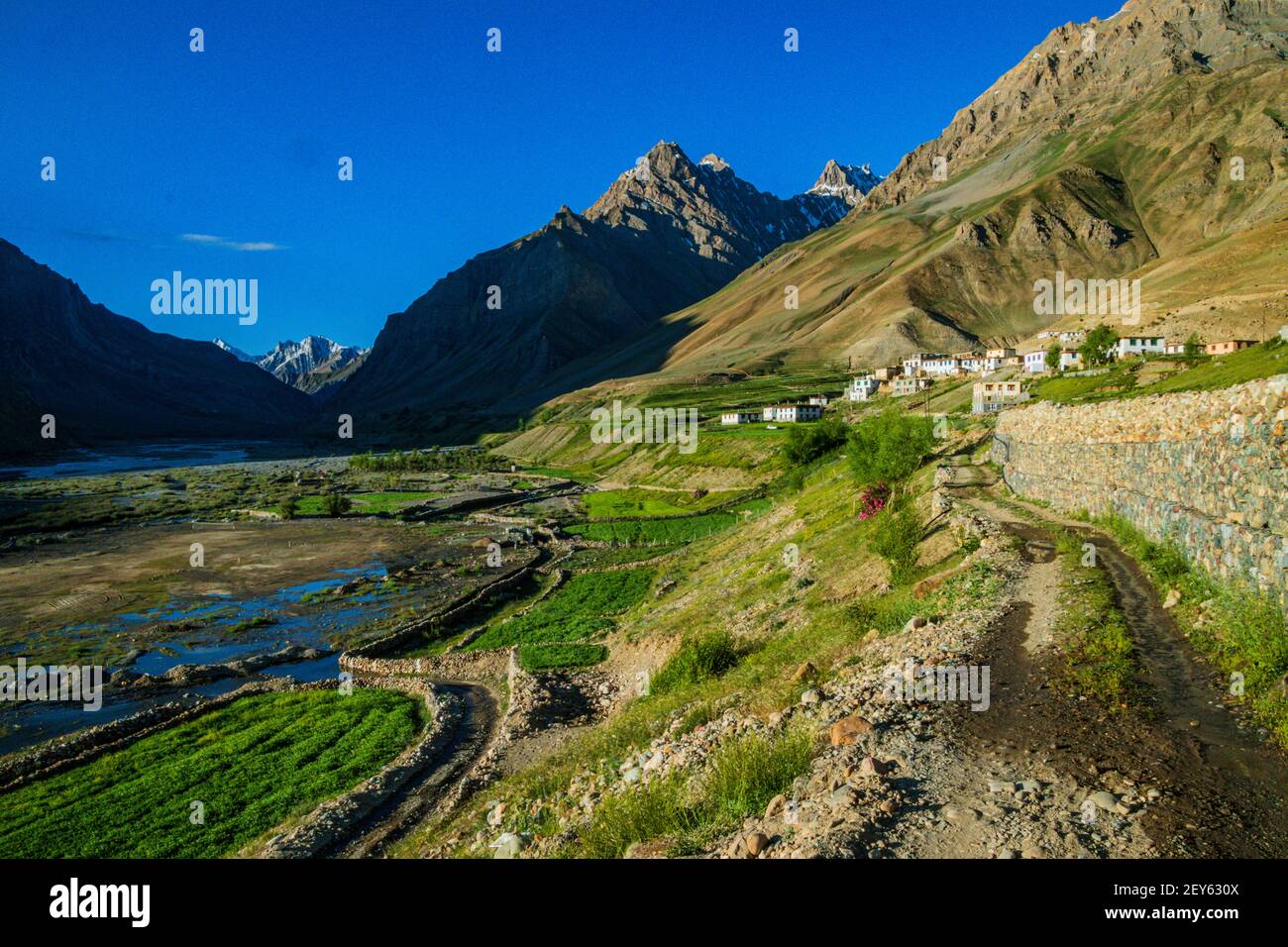 Different views of the Pin Valley Stock Photo - Alamy