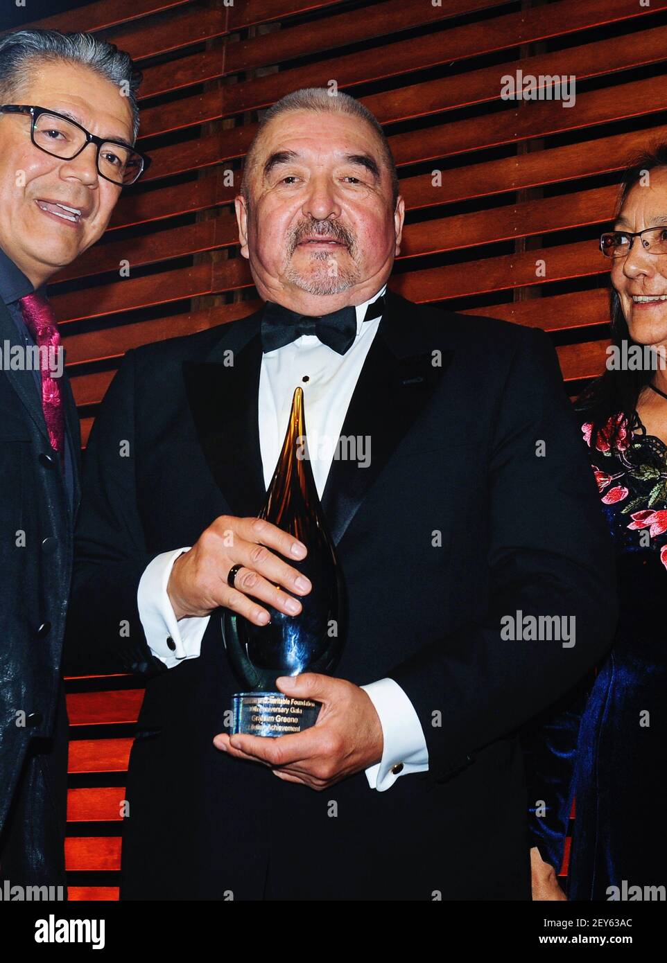 23 October 2014 - Hamilton, Ontario, Canada. Actor Graham Greene poses ...