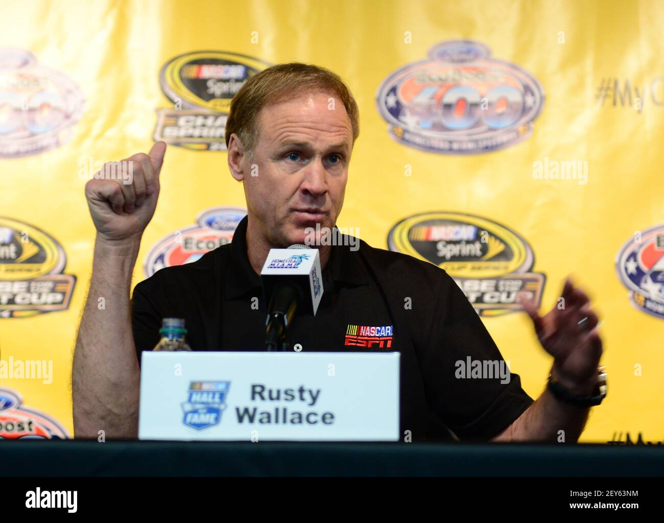 Rusty Wallace attend the NASCAR Camping World Truck Series Ford ...