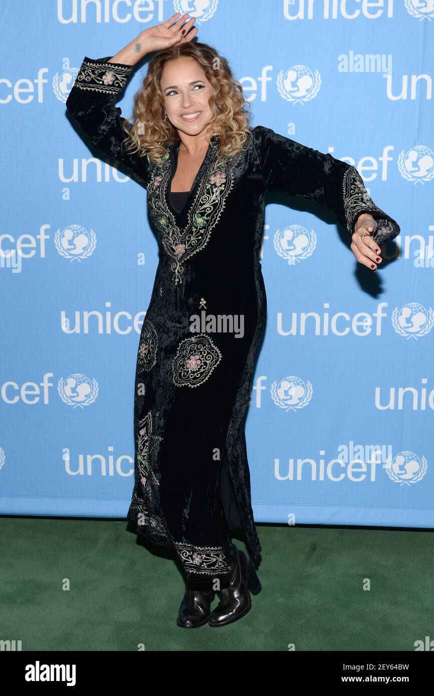 Brazilian singer Daniela Mercury attends UNICEF launch of the #IMAGINE ...