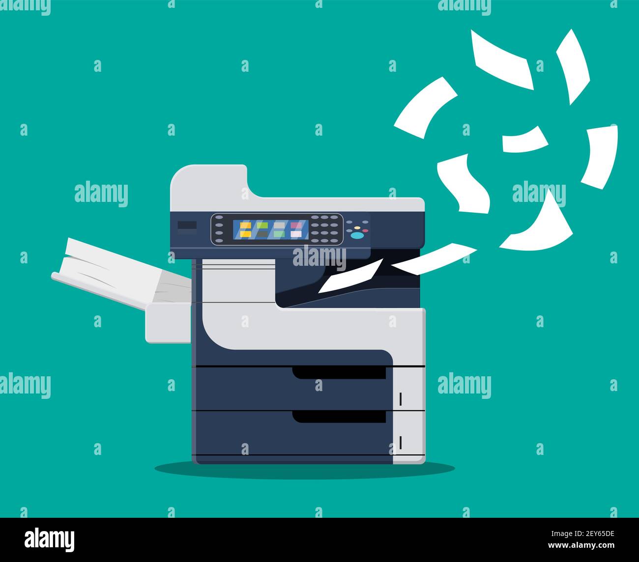 Professional office copier Stock Vector Image & Art - Alamy