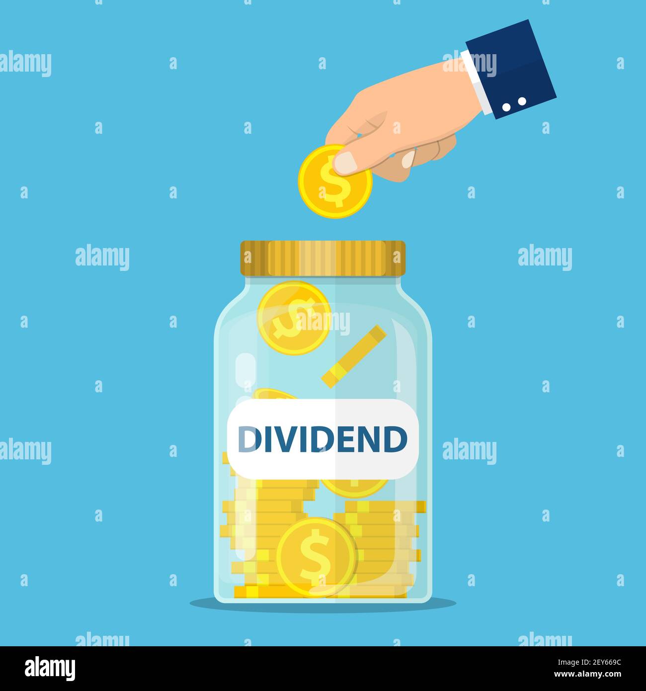 Growth in value gold Stock Vector Images - Alamy