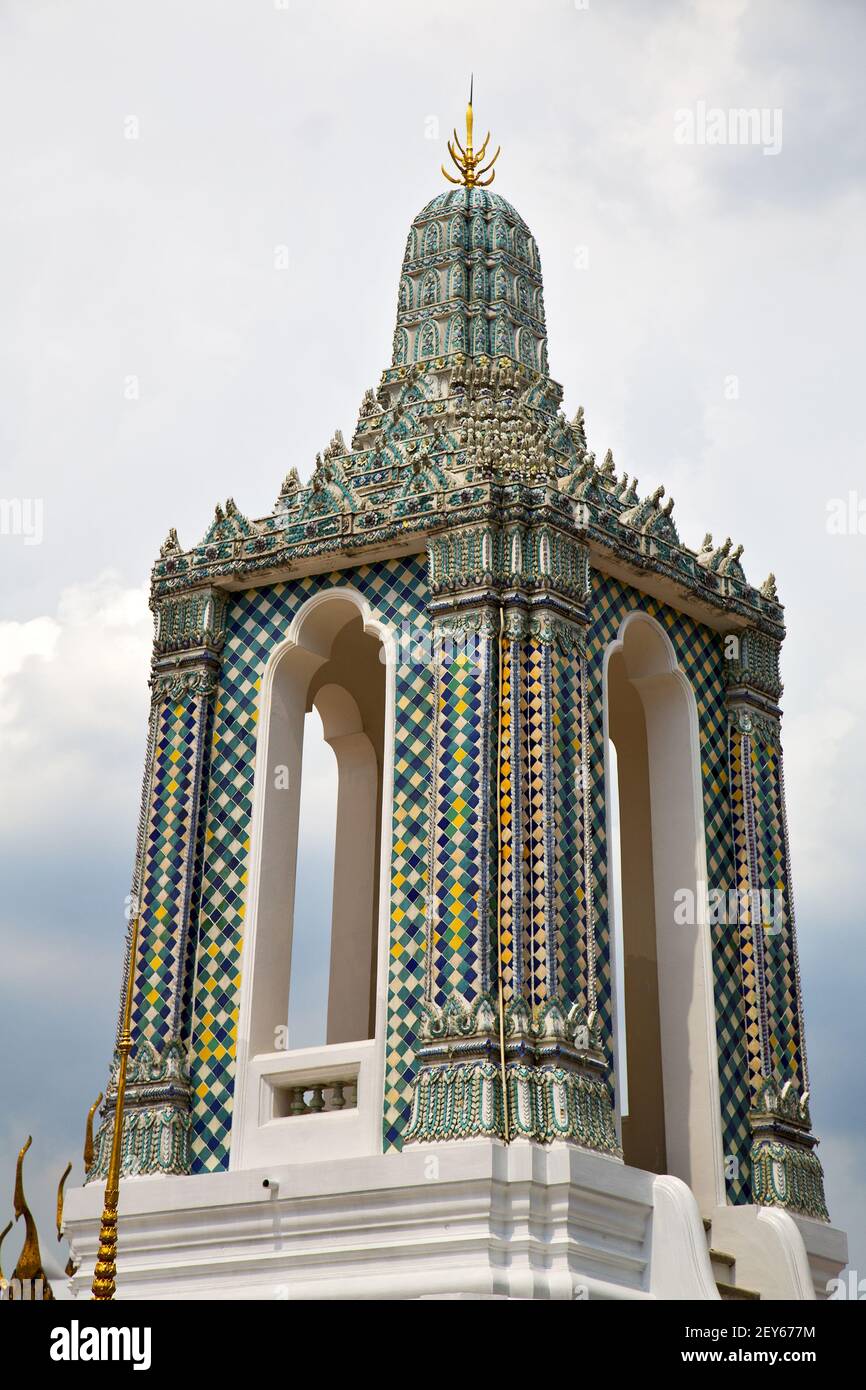Thailand asia bangkok rain cross colors roof sky and colors Stock Photo ...