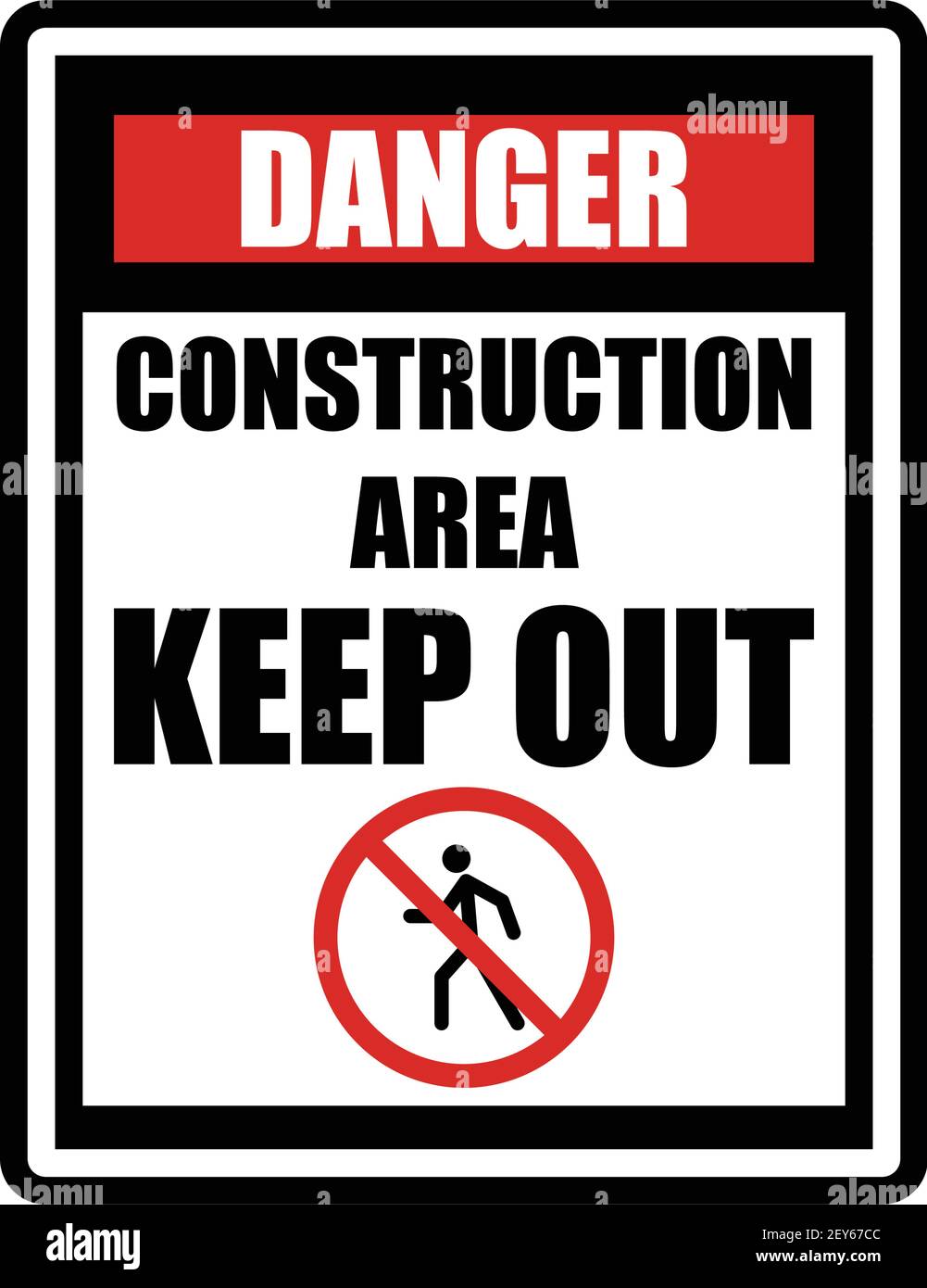 Private Property No Trespassing Warning Sign For Signboard Or Label
