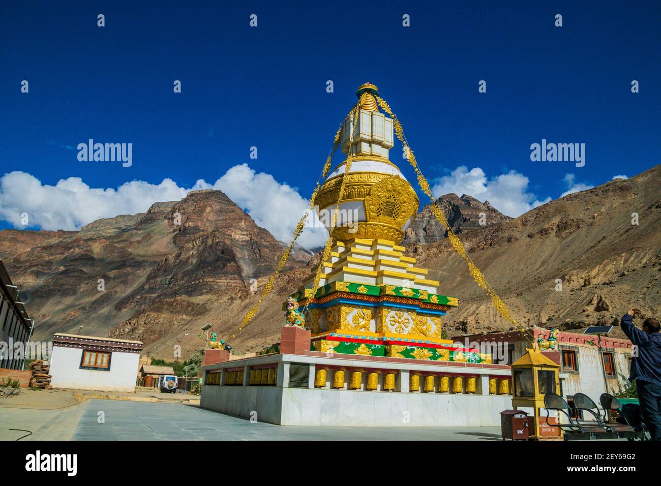 Ancient buddhist monastery tabo hi-res stock photography and images - Alamy