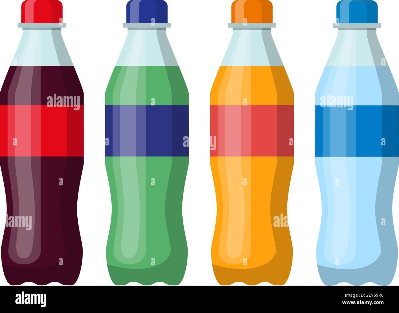 Drink bottles in water Stock Vector Images - Alamy