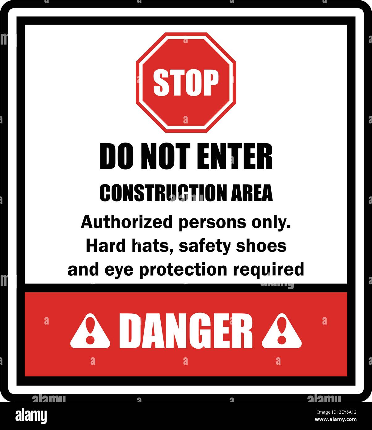 Private Property No Trespassing Warning Sign For Signboard Or Label