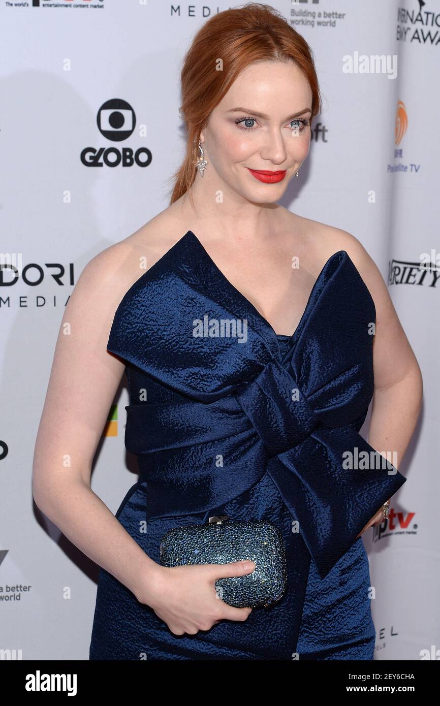 Actress Christina Hendricks attends the 2014 International Academy Of ...