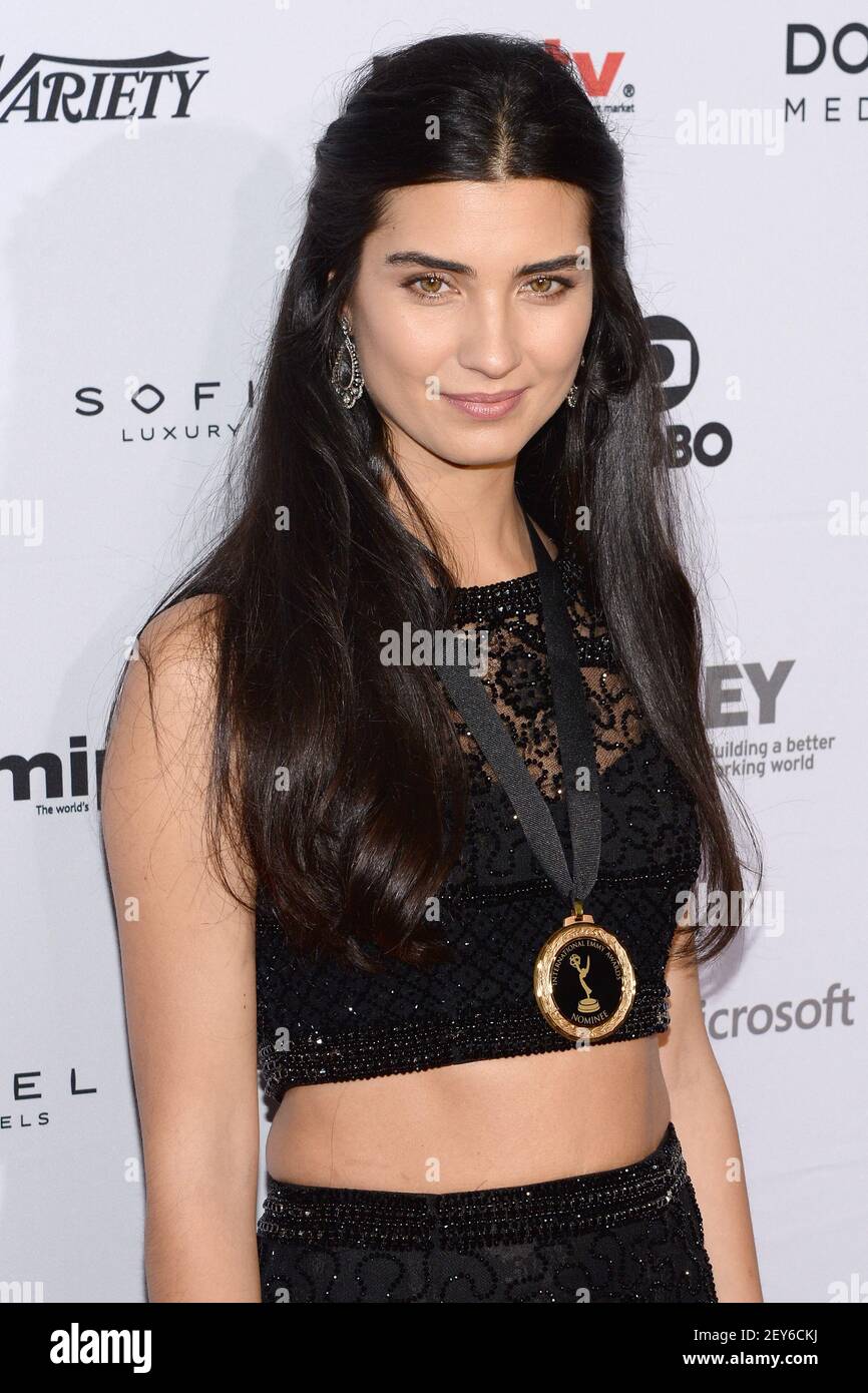 Turkish actress Tuba Buyukustun attends the 2014 International Academy ...