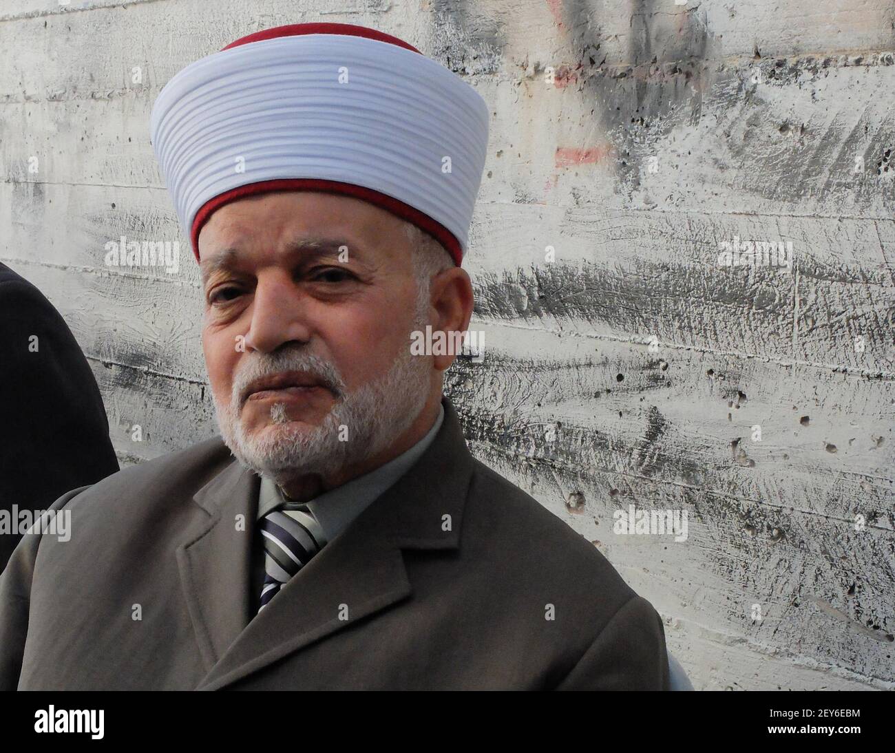 Sheikh Muhammad Hussein, the Grand Mufti of Jerusalem, the highest ...