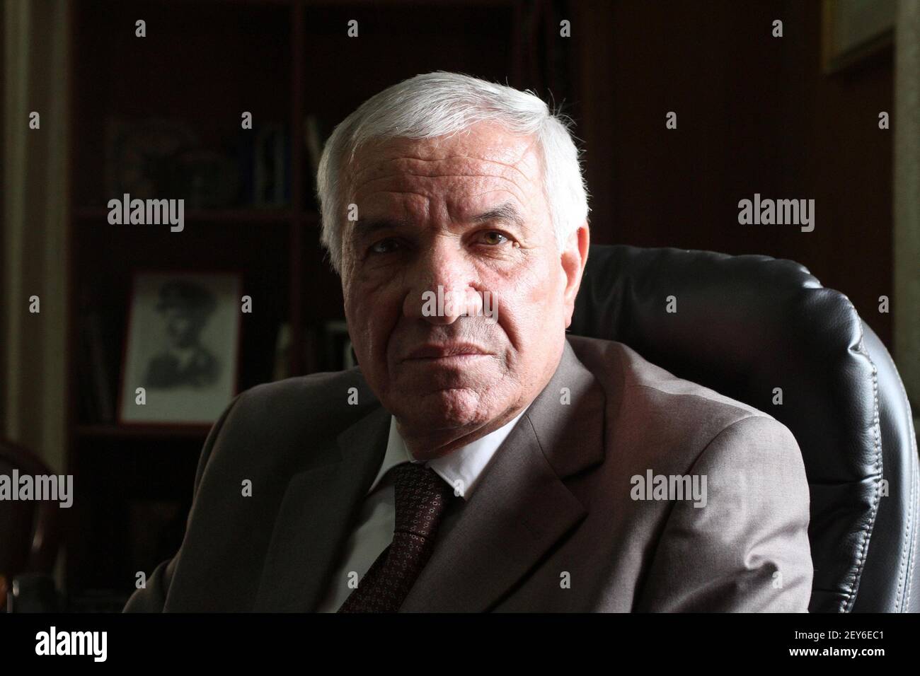 Sheikh Azzam al-Khatib, director-general of the Waqf, the Muslim trust ...