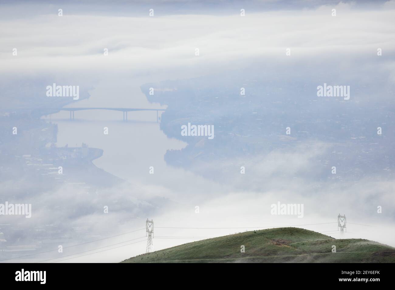 The Southway Bridge that connects Clarkston Wash., and Lewiston, Idaho ...