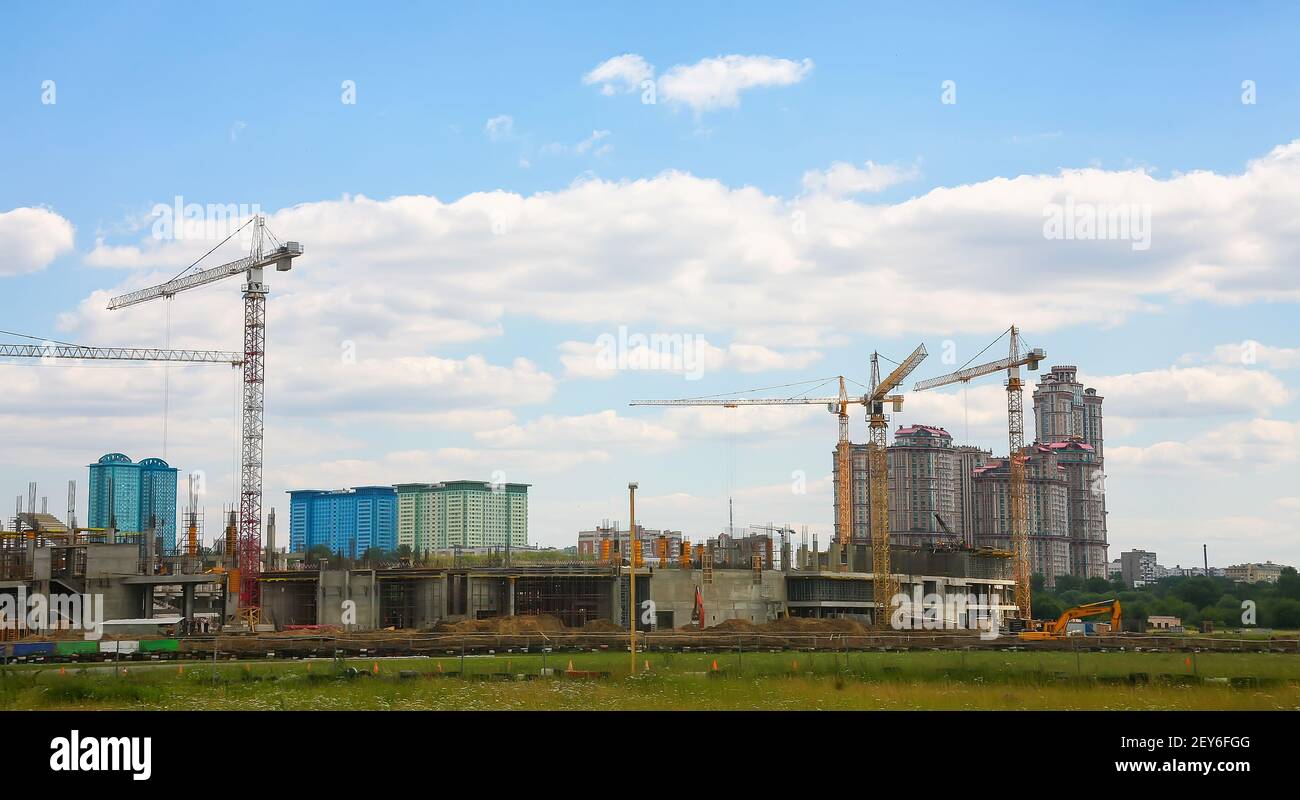 Construction panorama hi-res stock photography and images - Alamy