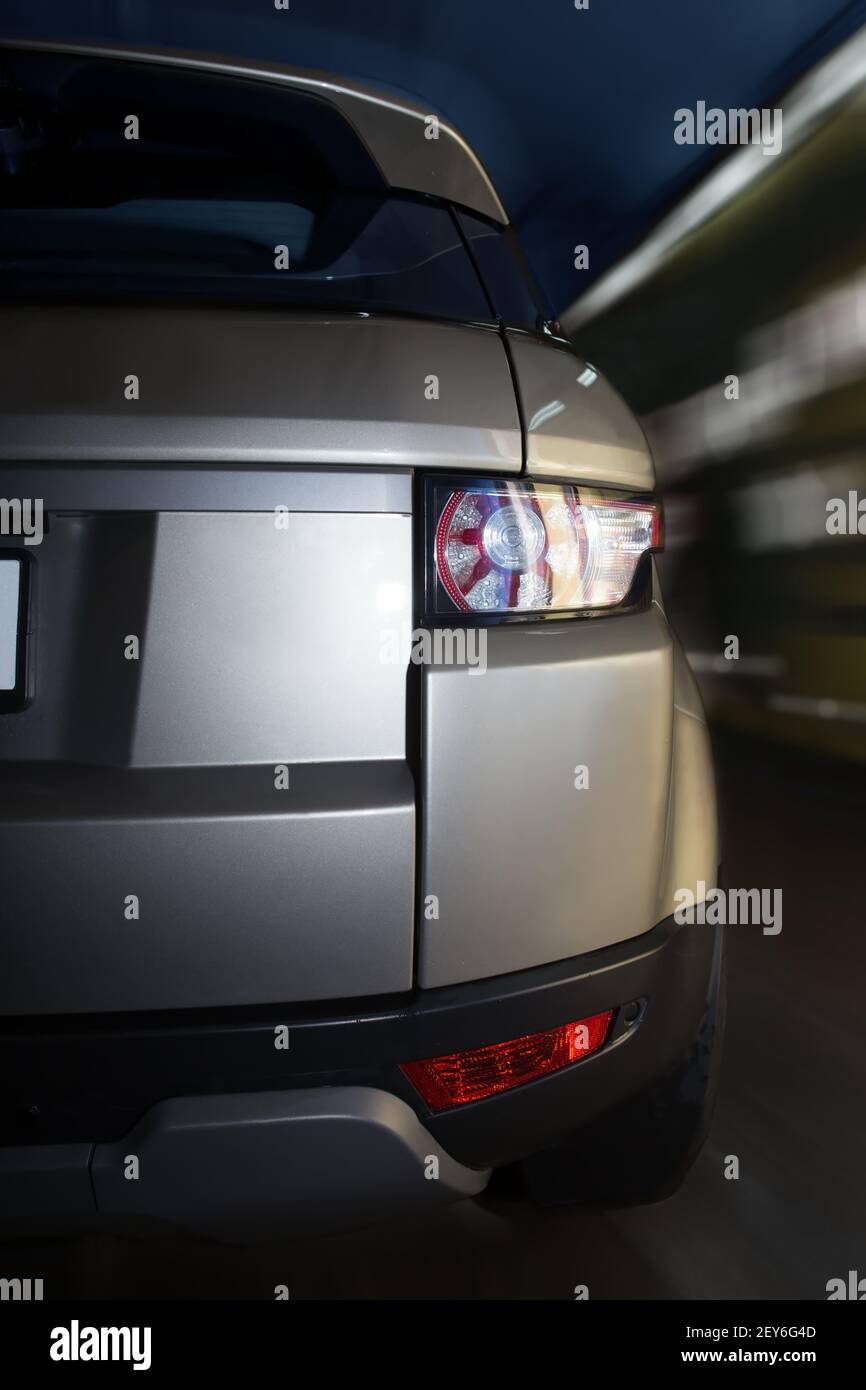Car rear lights night hi-res stock photography and images - Alamy
