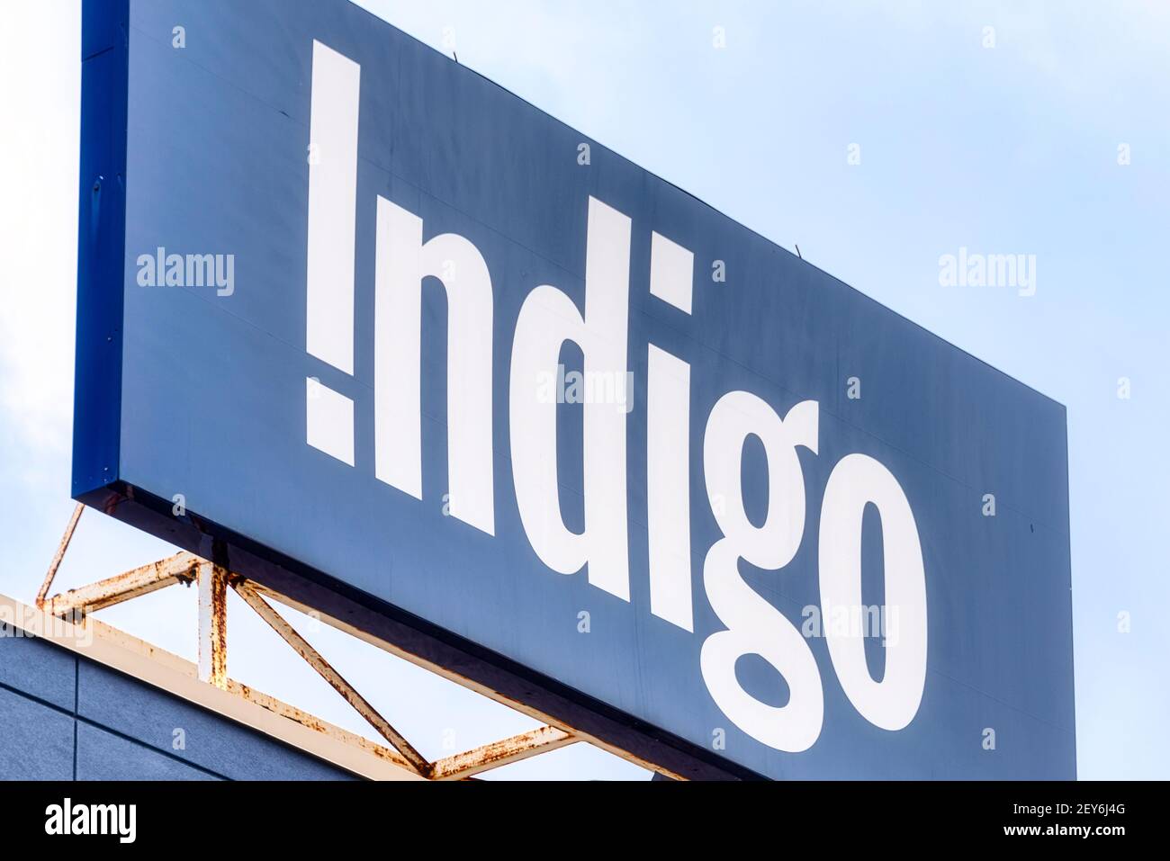 Business sign of Indigo, Toronto, Canada Stock Photo - Alamy