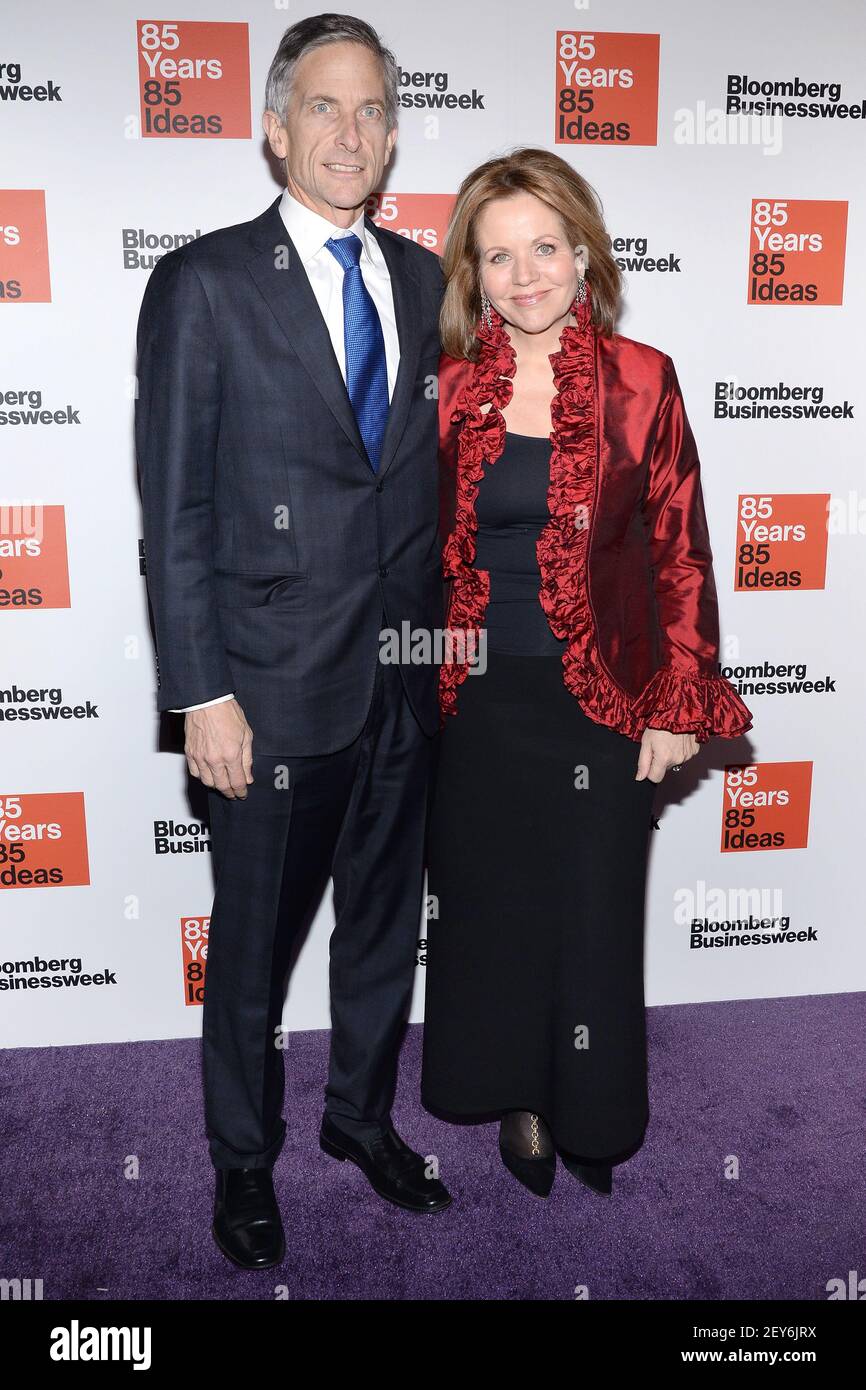 (L-R) Tim Jessel and Opera soprano Renee Fleming attend the Bloomberg ...