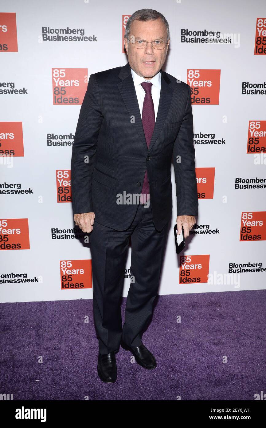Sir Martin Sorrell, CEO WPP, attends the Bloomberg Businessweek 85th ...