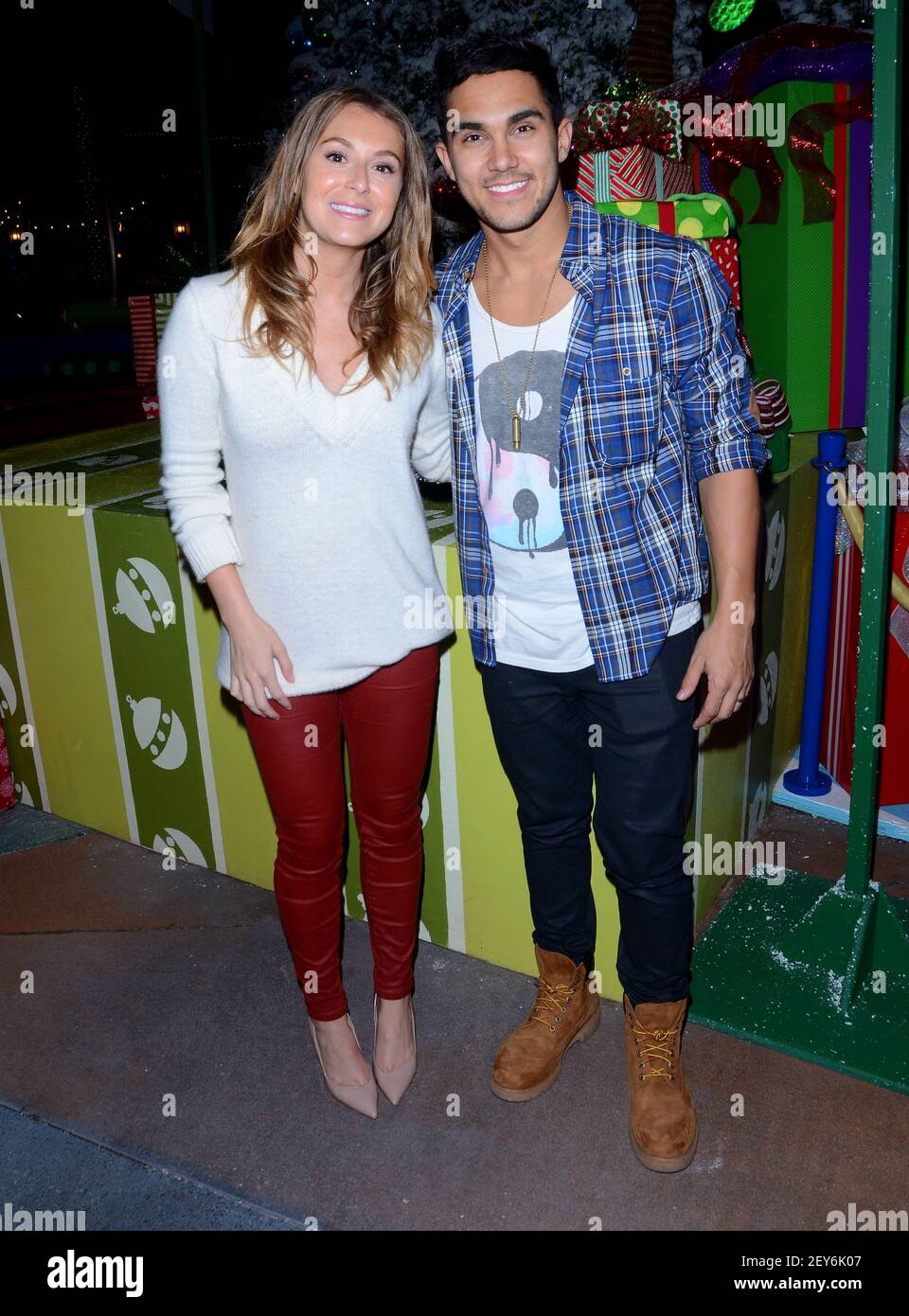 04 December 2014 - Universal City, California - Alexa PenaVega, Carlos ...