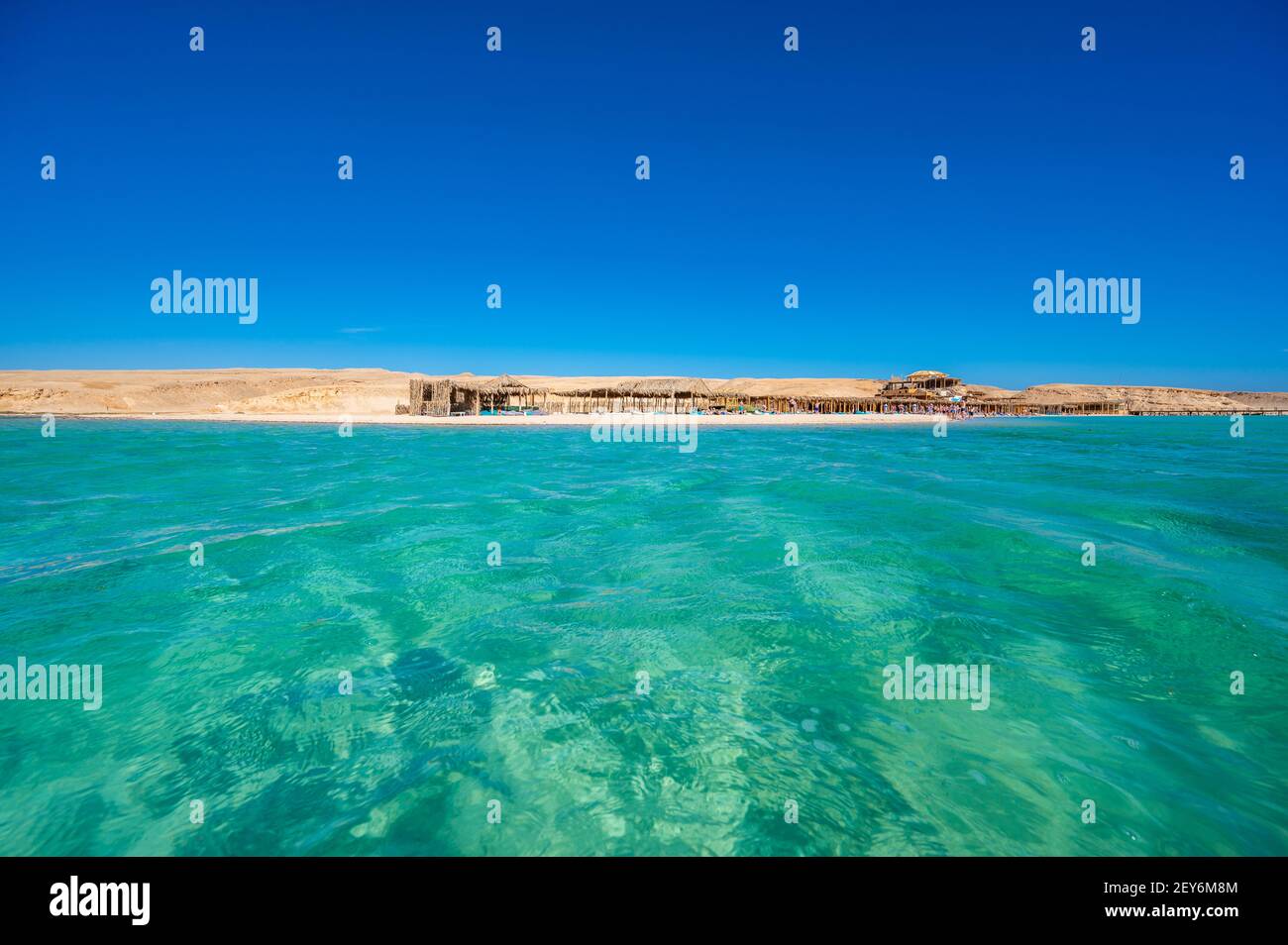 Orange Bay with white beach and crystal clear azure water - paradise ...