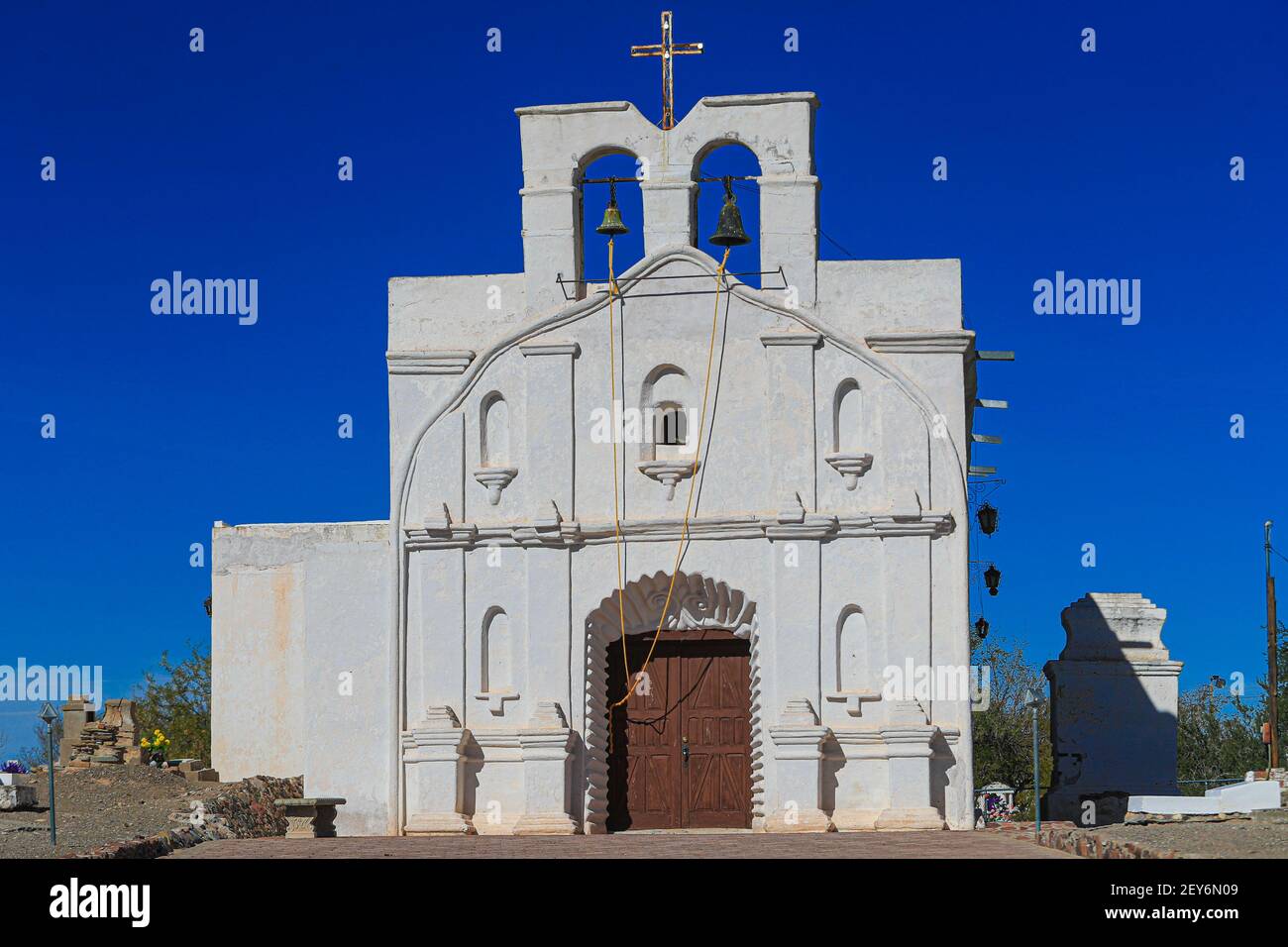 Mission of San Antonio de Oquitoa, church in the town of Oquitoa ...