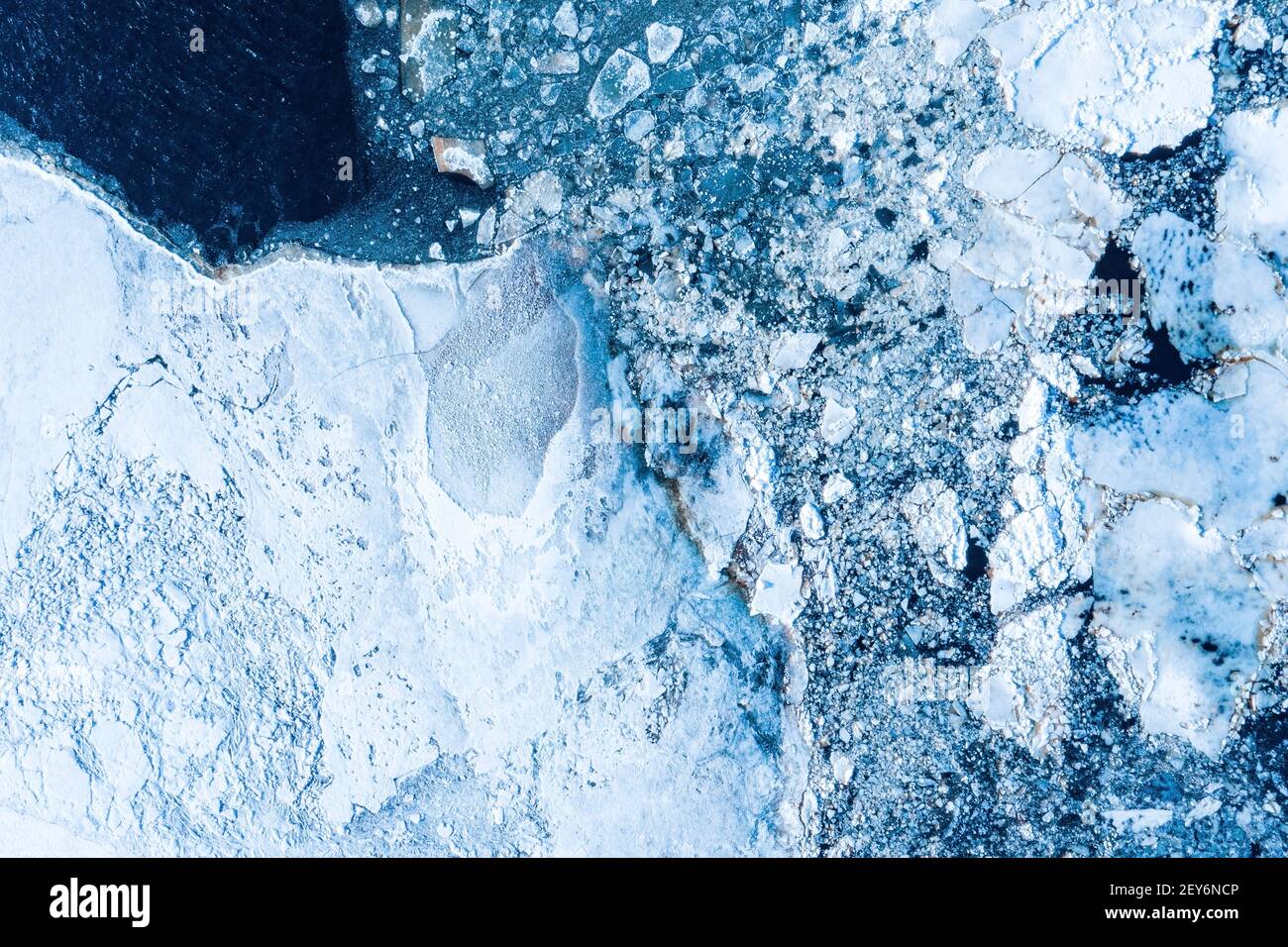 Big chunks of ice blocks forming a beautiful pattern Stock Photo - Alamy