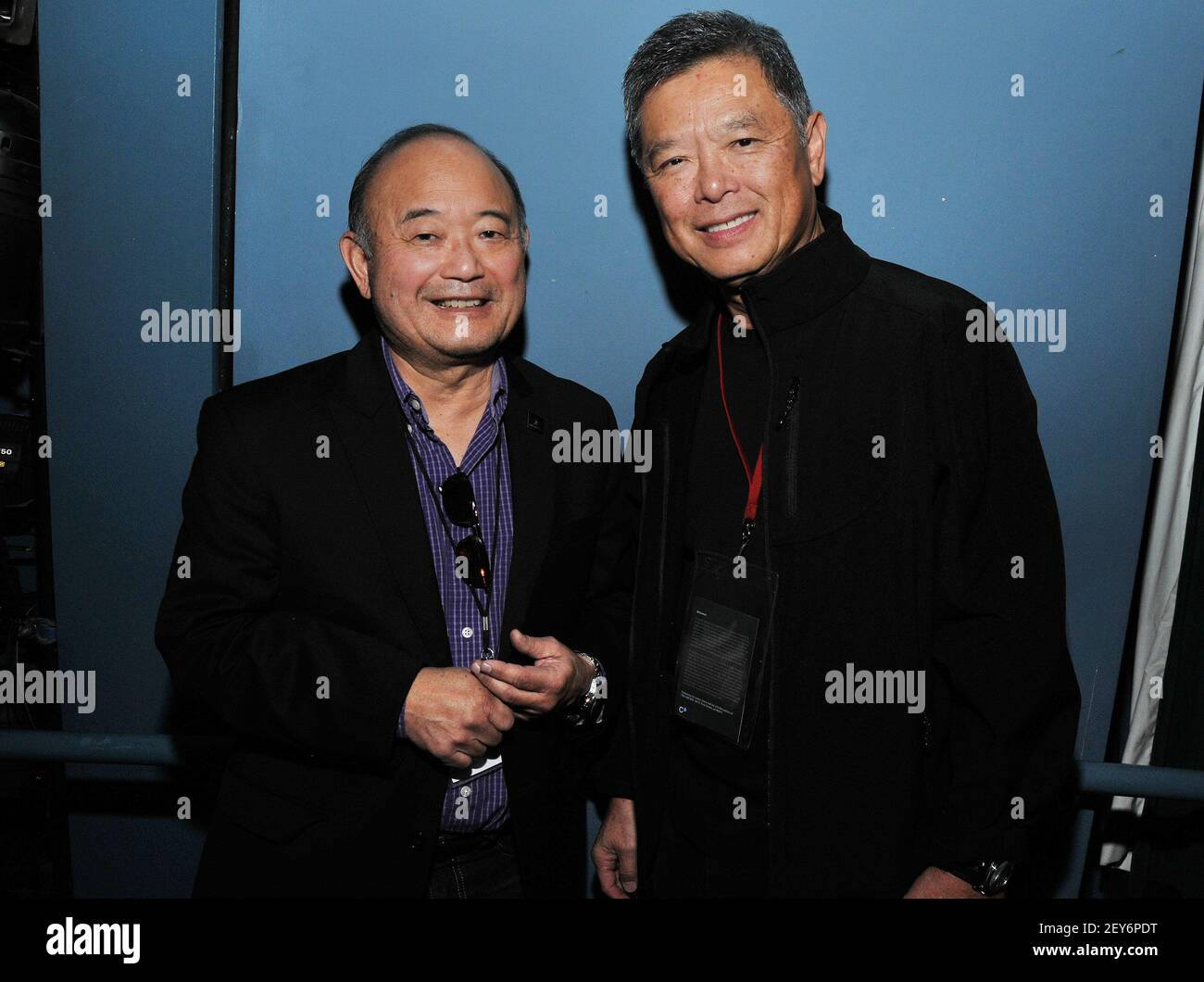 (L-R) Actor Clyde Kusatsu & Visual Communications Board President Henry ...