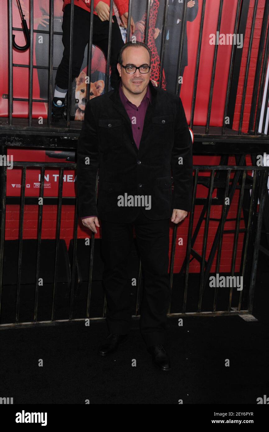 David Zayas attends the Annie New York Premiere, held at the Ziegfeld ...