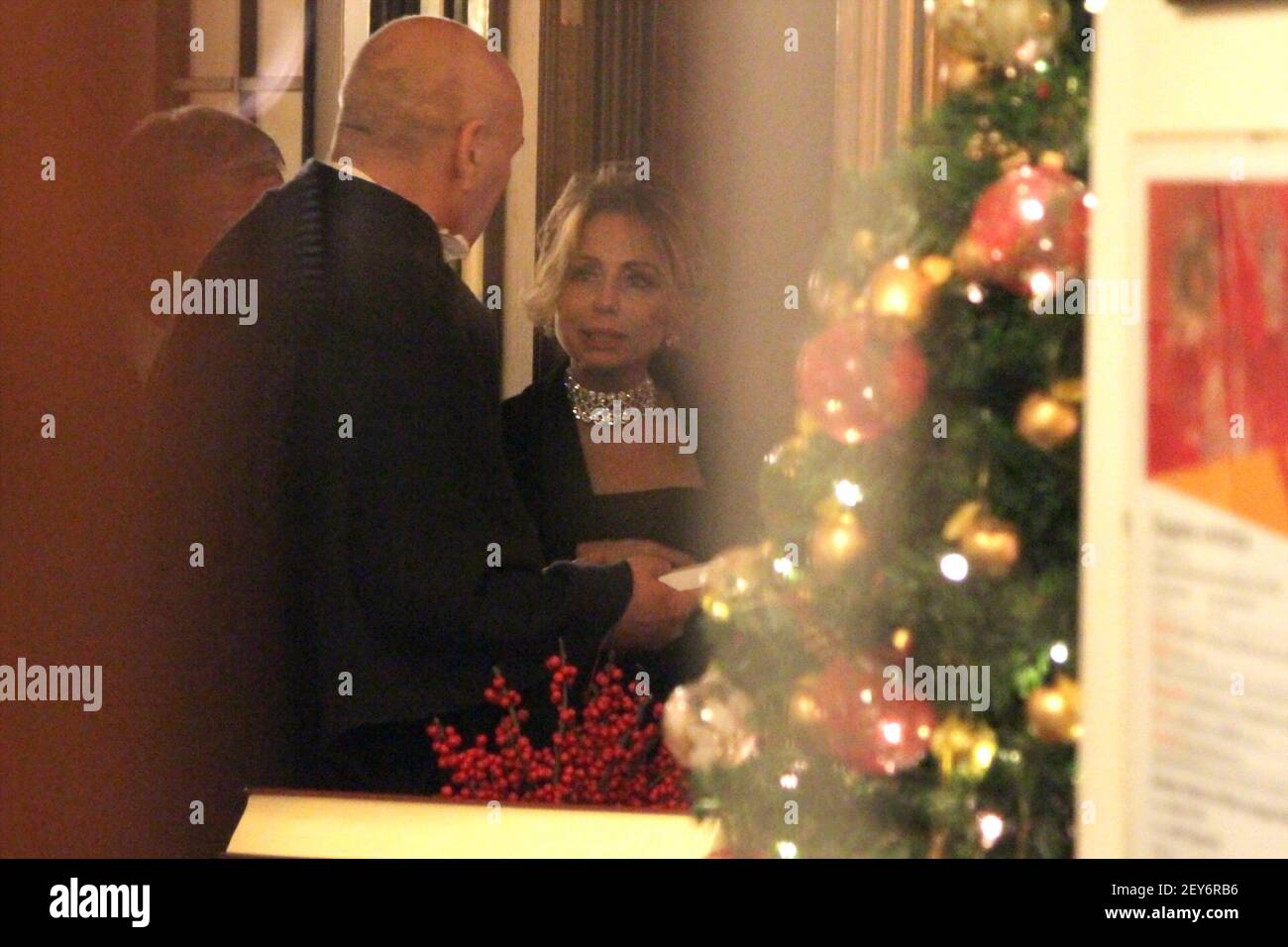 6-12-2014 SILVIO BERLUSCONI AND MARINA BERLUSCONI TO DINNER GUESTS OF ...