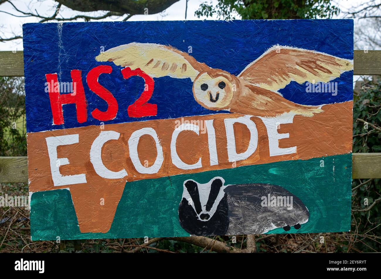 Anti hs2 artwork hi-res stock photography and images - Alamy