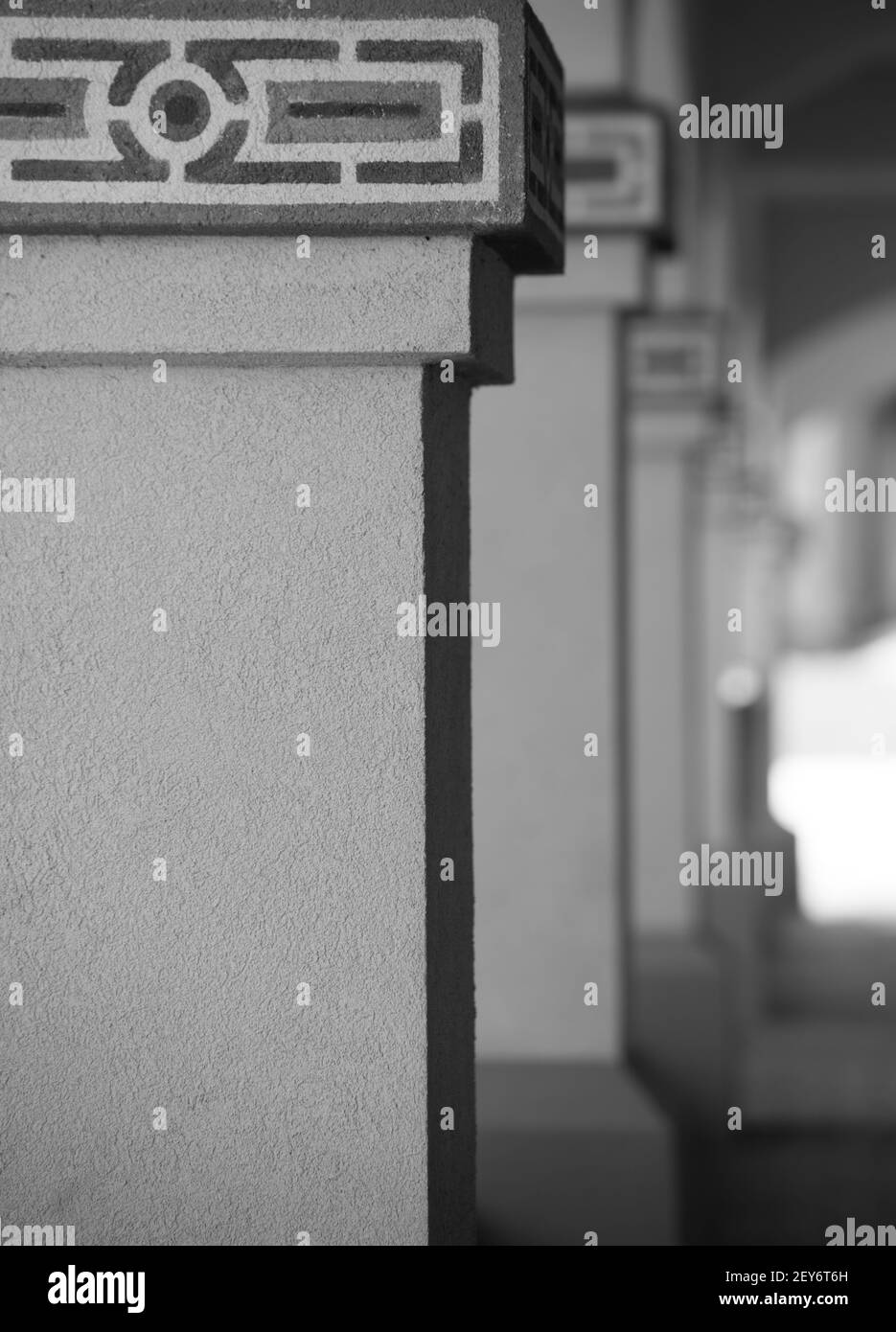 Resort backdrop Black and White Stock Photos & Images - Alamy