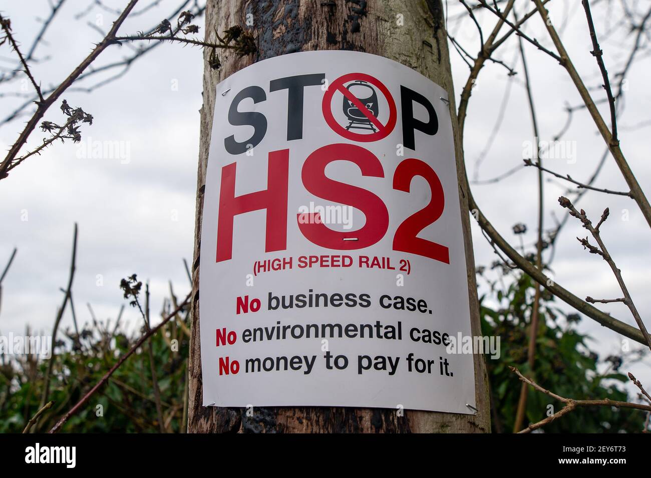 Aylesbury Vale, Buckinghamshire, UK. 5th March, 2021. The campaign ...