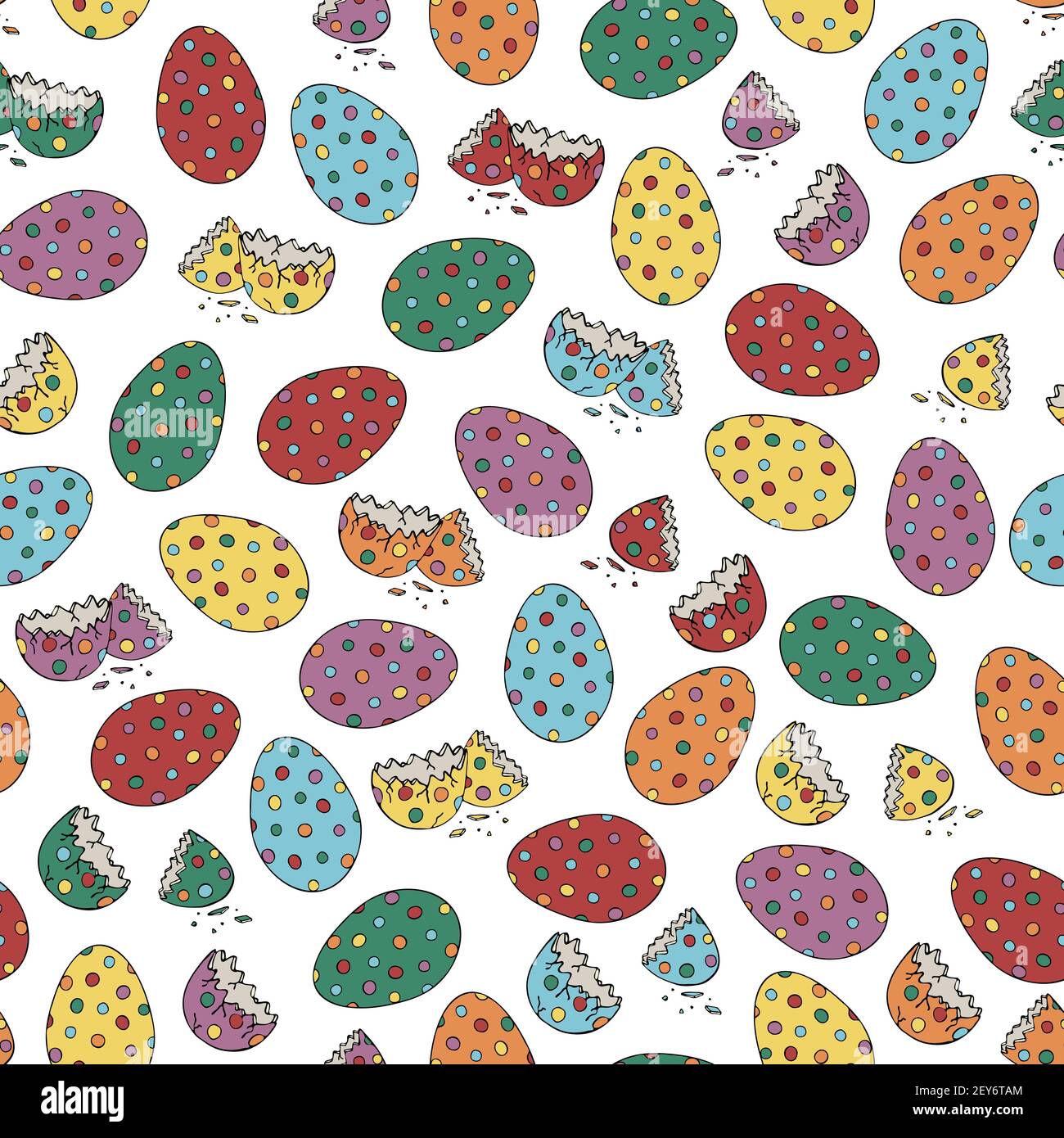 Spotty eggs Stock Vector Images - Alamy