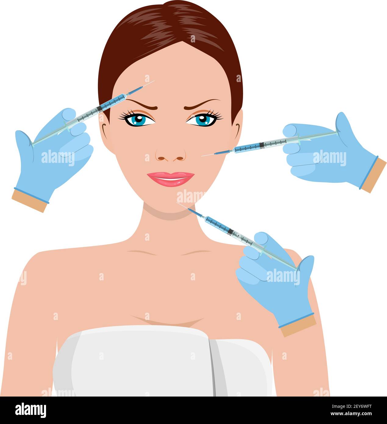 Aesthetic beauty anti aging Stock Vector Images - Alamy