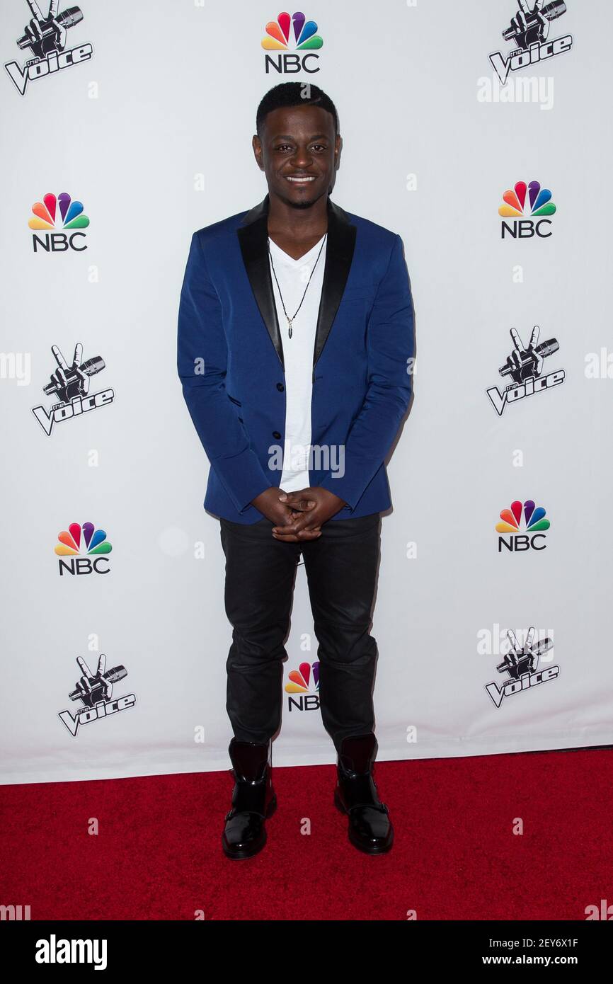 Damien Lawson attends NBC's "The Voice" Season 7 Top 5 Red Carpet Event ...