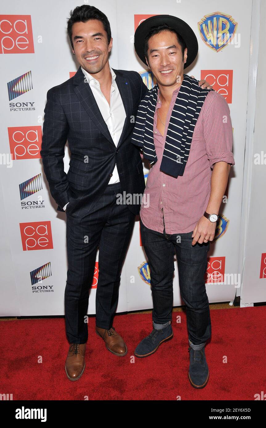 (L-R) Ian Anthony Dale & Leonardo Nam attends The CAPE Holiday Party ...