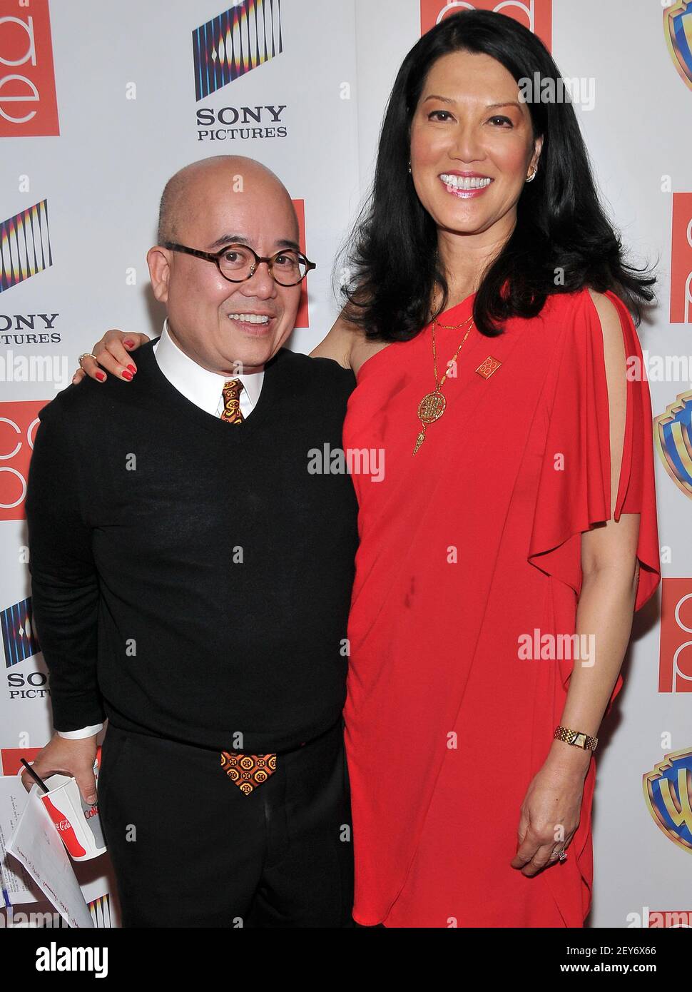 Fritz Friedman & Wenda Fong attends The CAPE Holiday Party held at The ...
