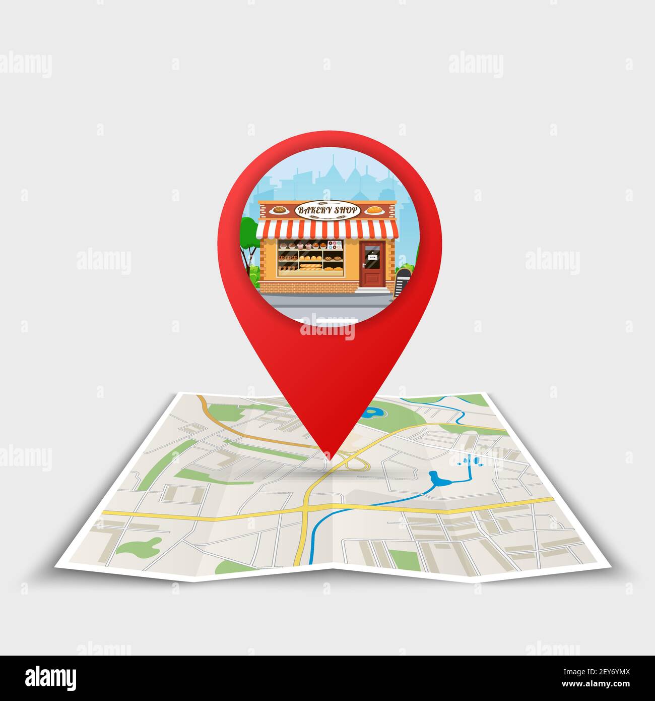 House bakery Stock Vector Images - Alamy