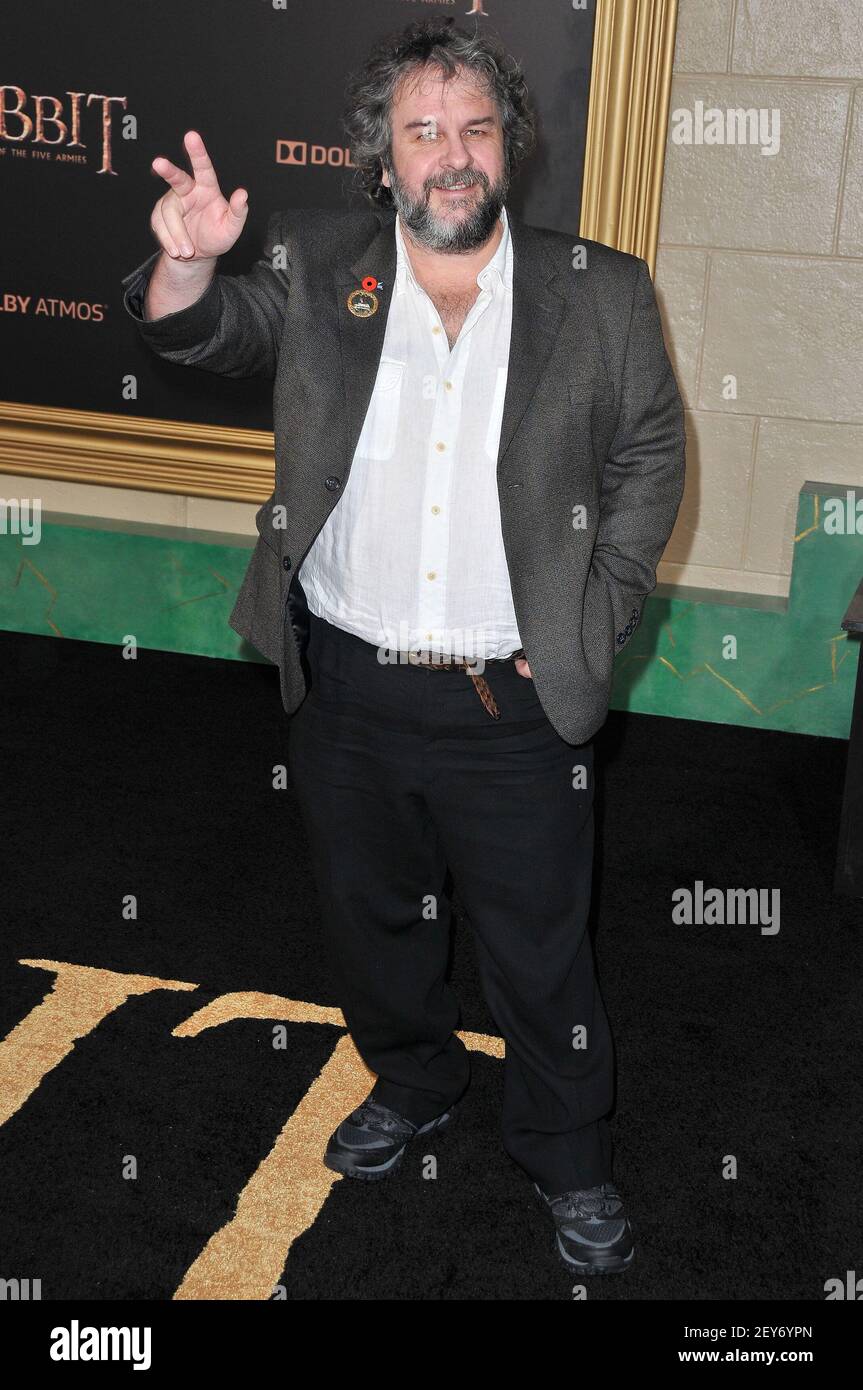 Peter Jackson at "The Hobbit: The Battle Of The Five Armies" Los ...