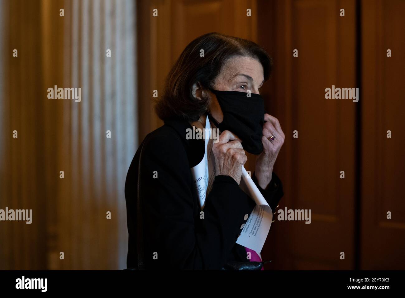Washington, USA. 05th Mar, 2021. Senator Dianne Feinstein (D-CA) holds ...