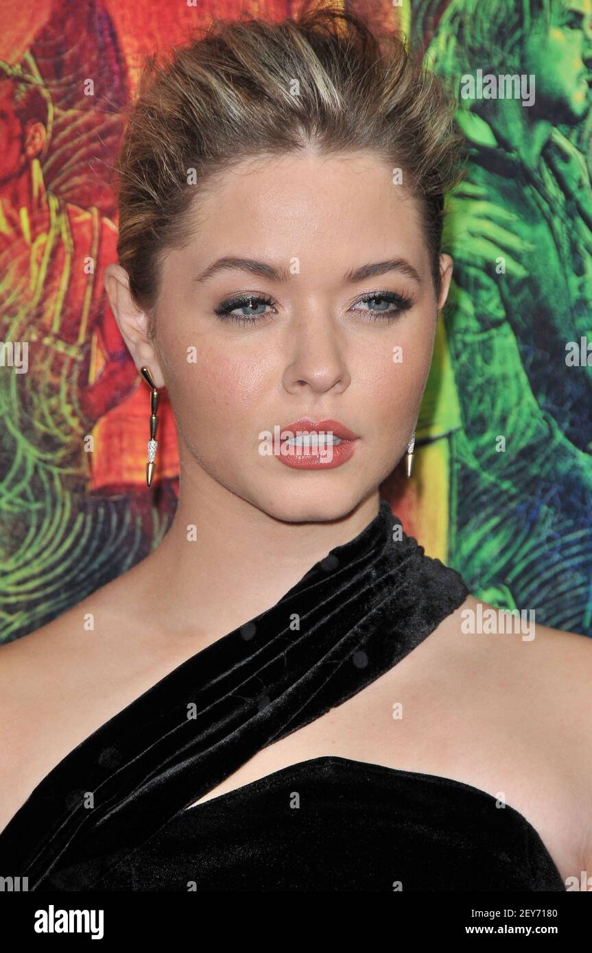 Sasha Pieterse attends The Premiere of "Inherent Vice" held at the TCL ...