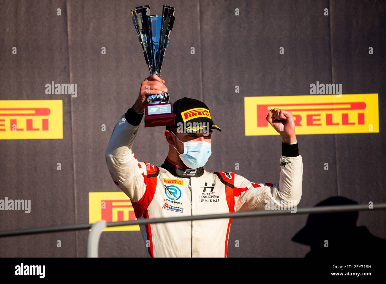 Ghiotto Luca (ita), Hitech Grand Prix, Dallara F2 2018, portrait ...