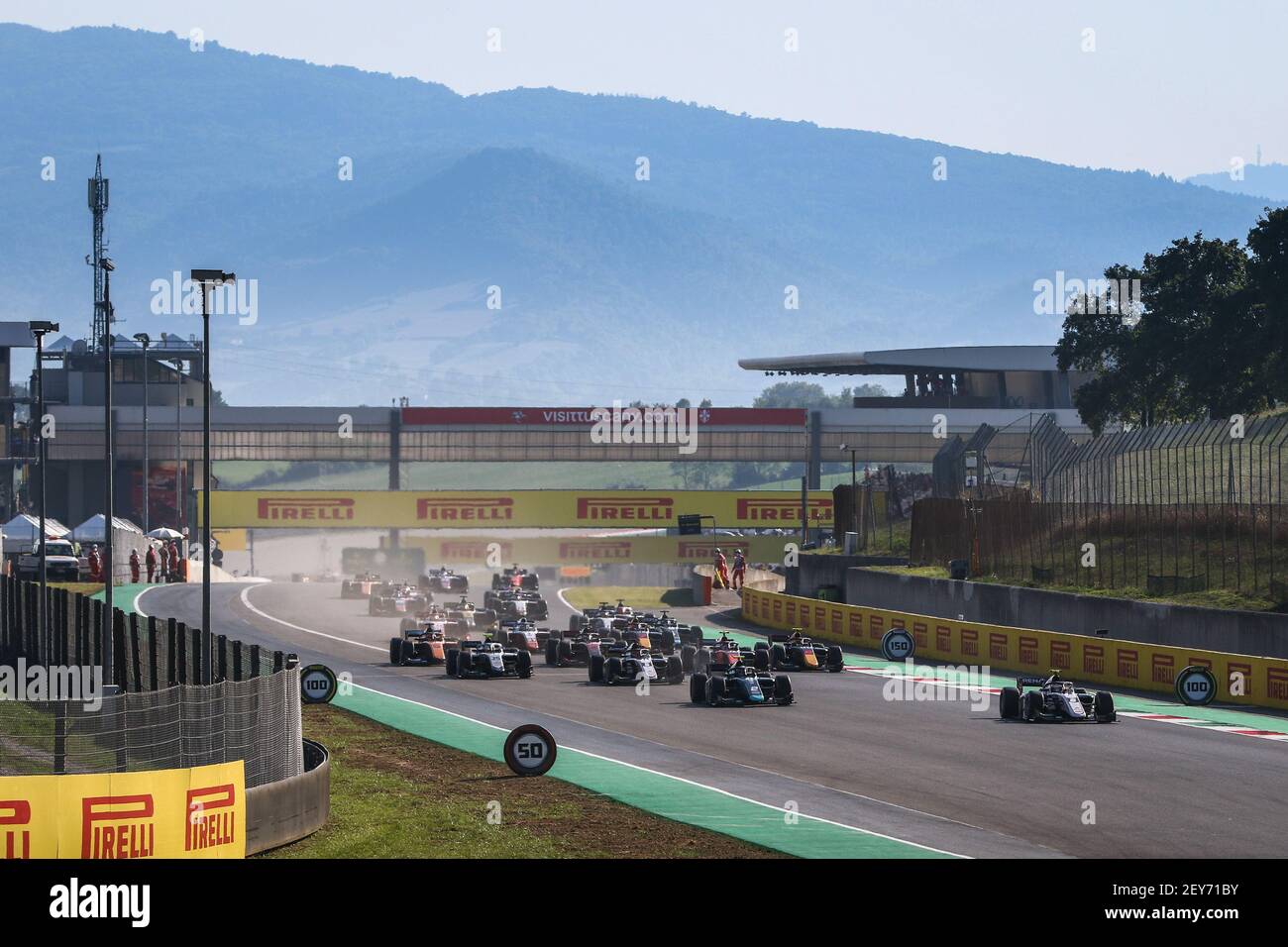 Start of the race, 06 Lundgaard Christian (dnk), ART Grand Prix ...