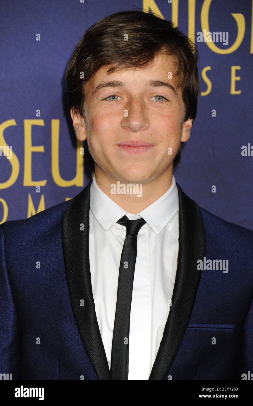 Skyler Gisondo attends the "Night At The Museum: Secret of The Tomb ...