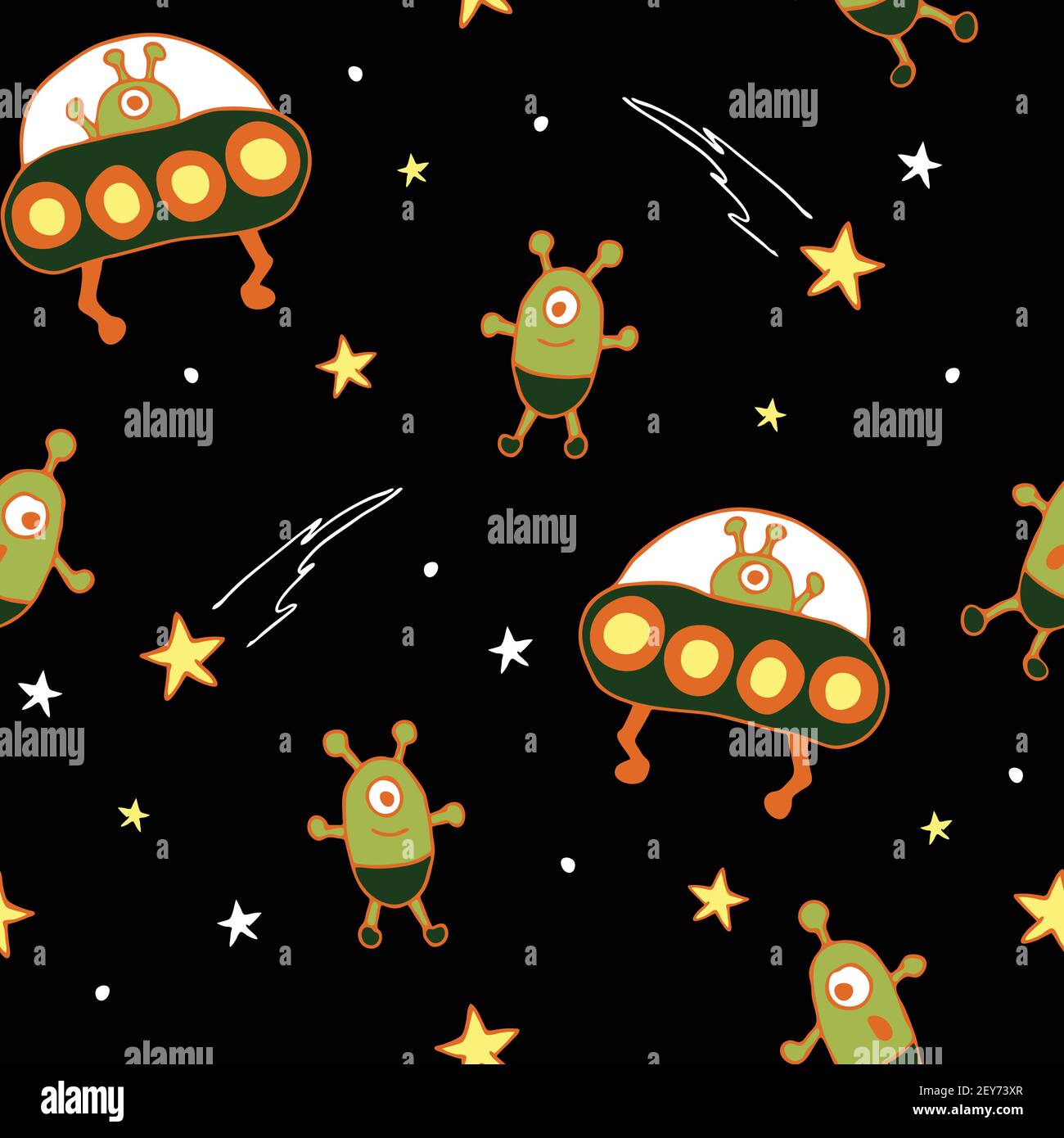 Cartoon ufo hi-res stock photography and images - Alamy