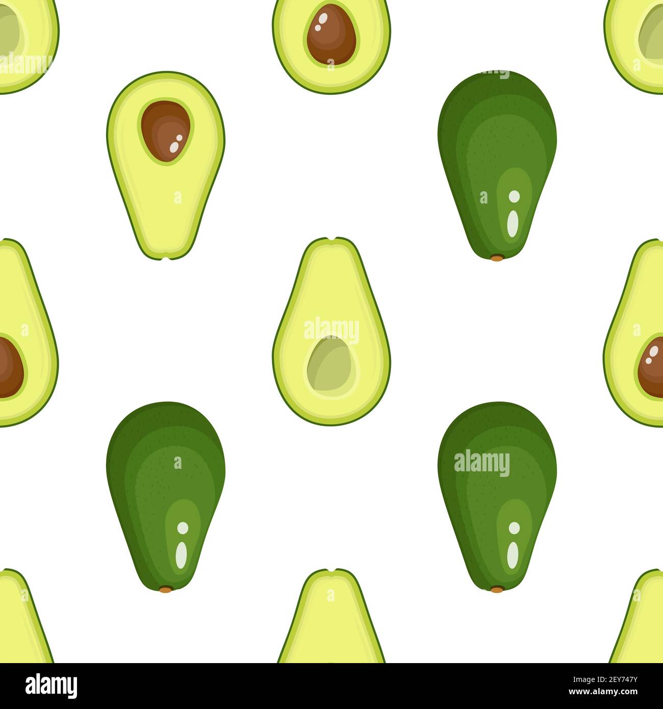 Avocado pattern seamless Stock Vector Images - Alamy