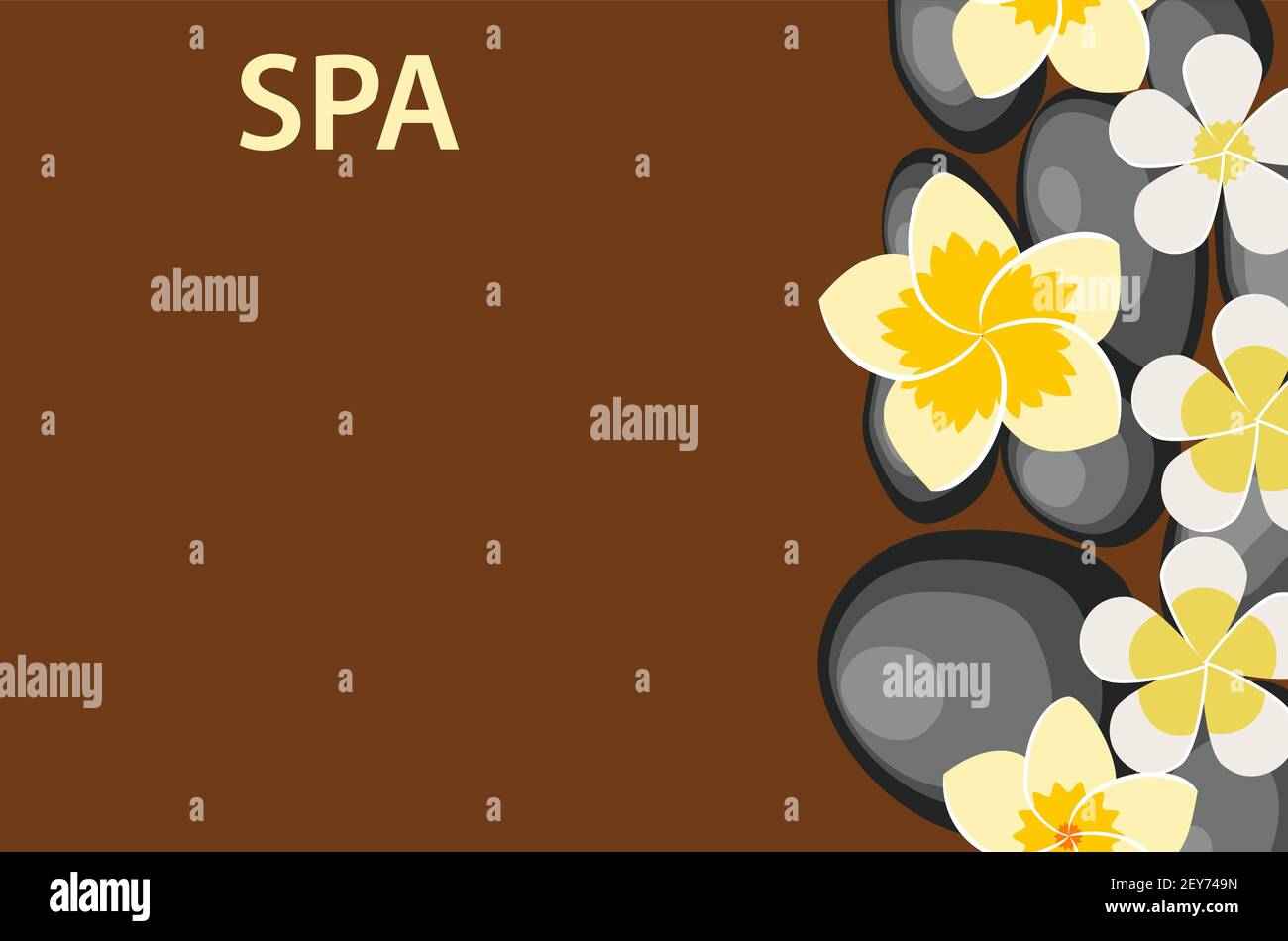 spa background with stones Stock Vector Image & Art - Alamy