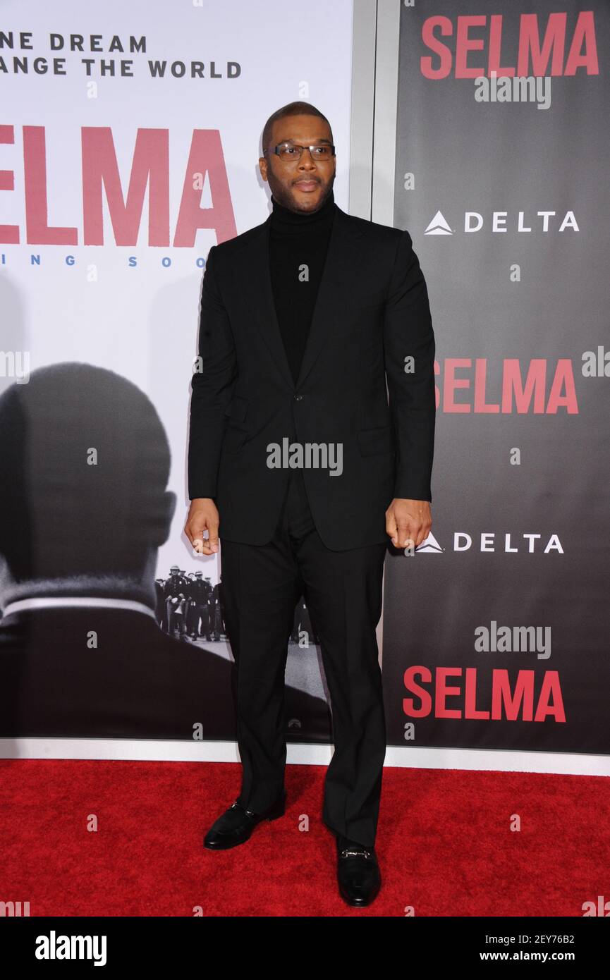 Tyler Perry attends the New York Premiere of "Selma", held at the ...