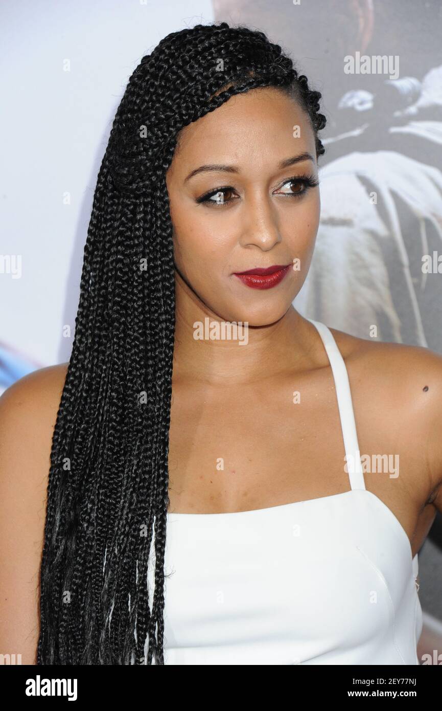 Tia Mowry attends the American Sniper New York Premiere, held at Jazz ...