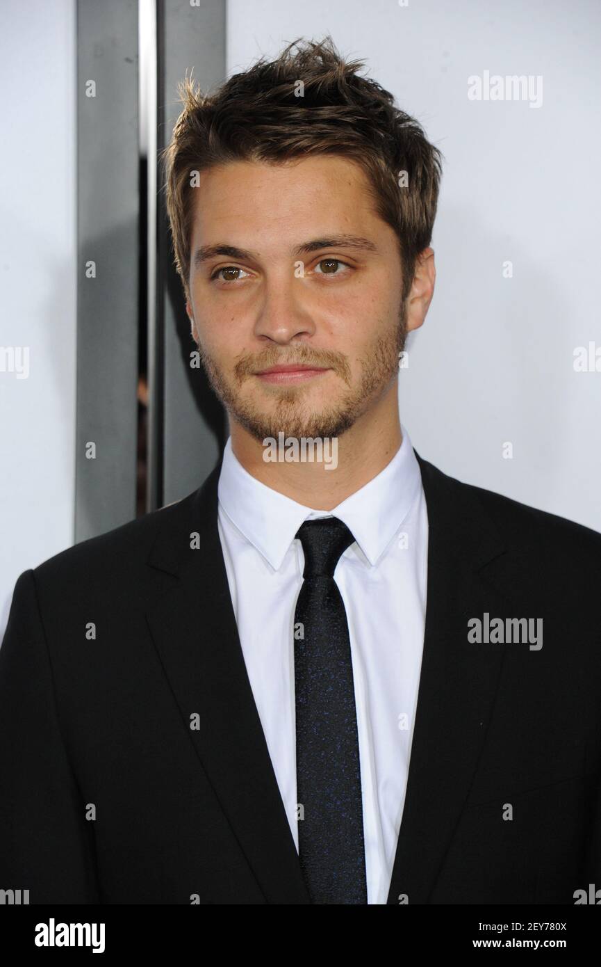 Luke Grimes attends the American Sniper New York Premiere, held at Jazz ...