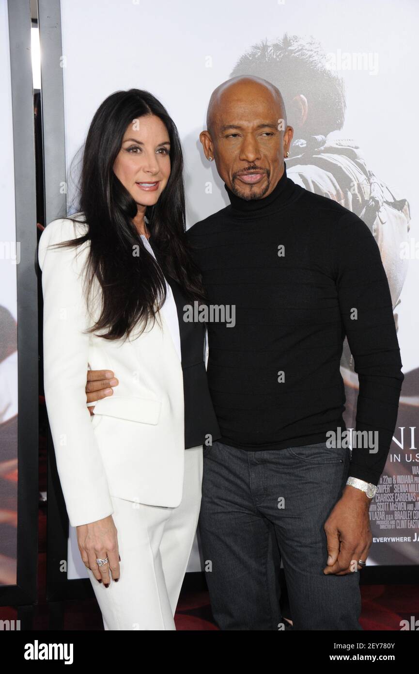 Tara Fowler, Montel Williams attends the American Sniper New York Premiere, held at Jazz at ...